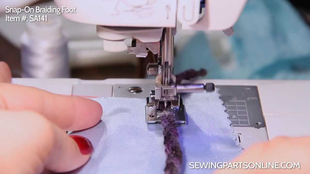 Braiding Foot: For Practical and Decorative Uses