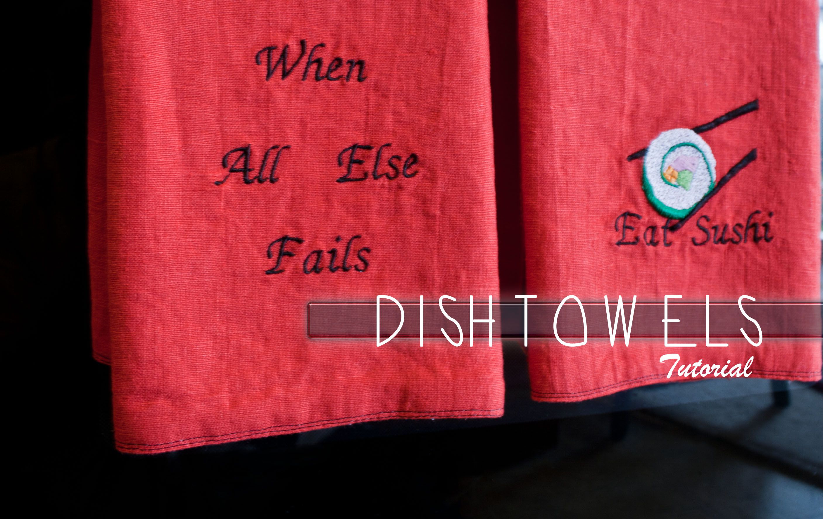 Use Old (unused) Cloth Diapers and Scrap Linen to Make Dish Towels