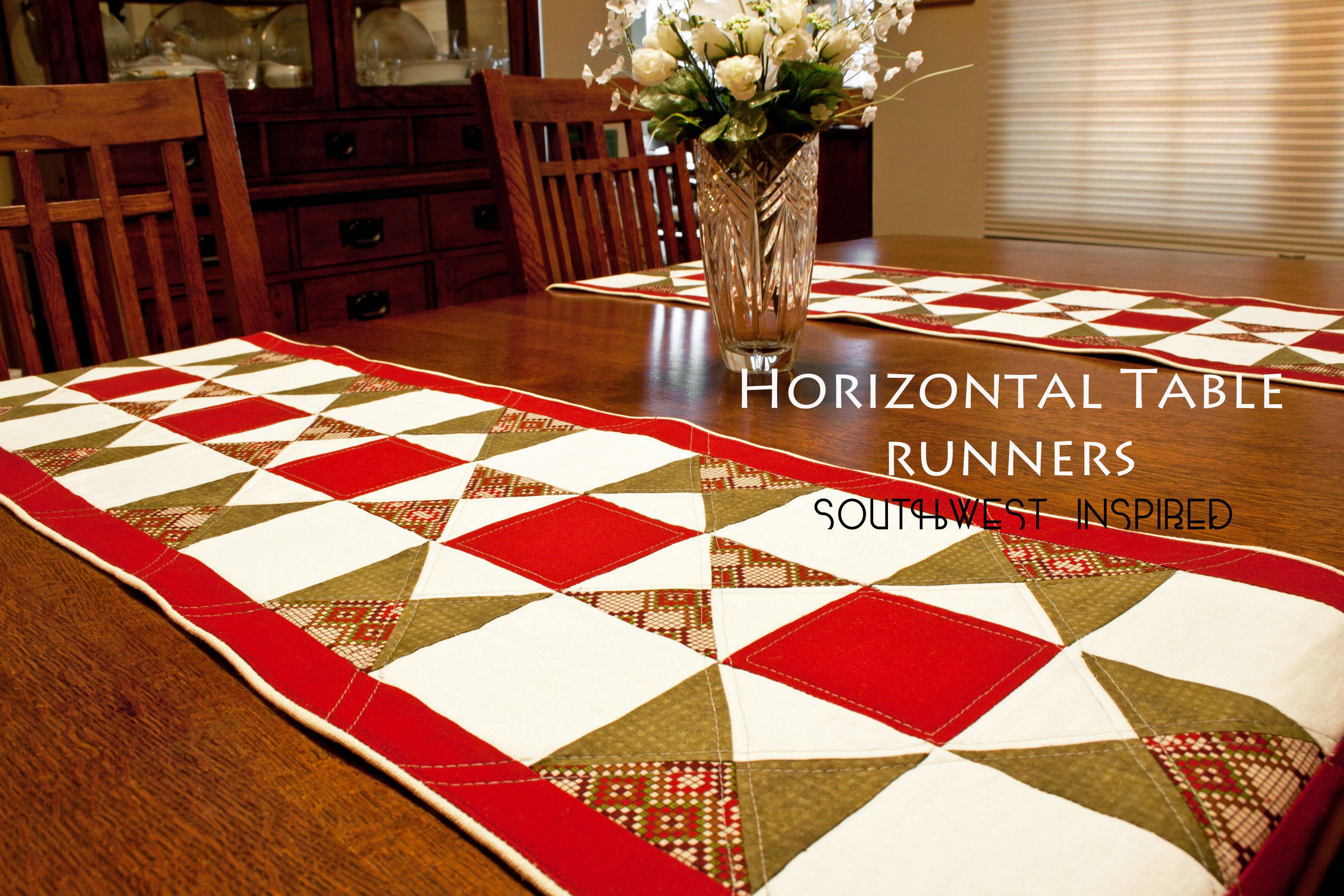 Southwest Inspired Horizontal Table Runner
