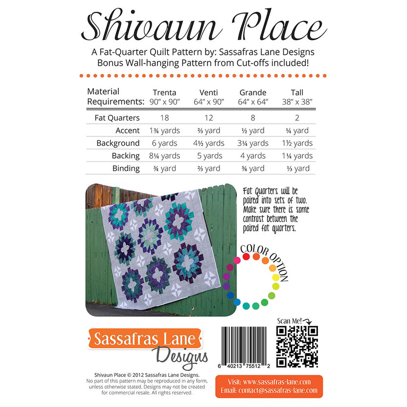 Shivaun Place Quilt Pattern