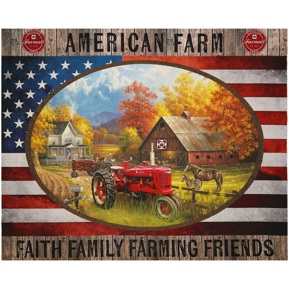 Farmall Patriotic Panel
