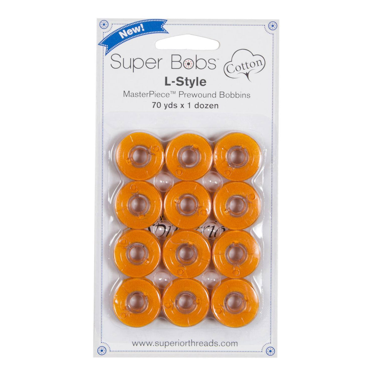 Super Bobs MasterPiece Prewound L-Style Bobbins