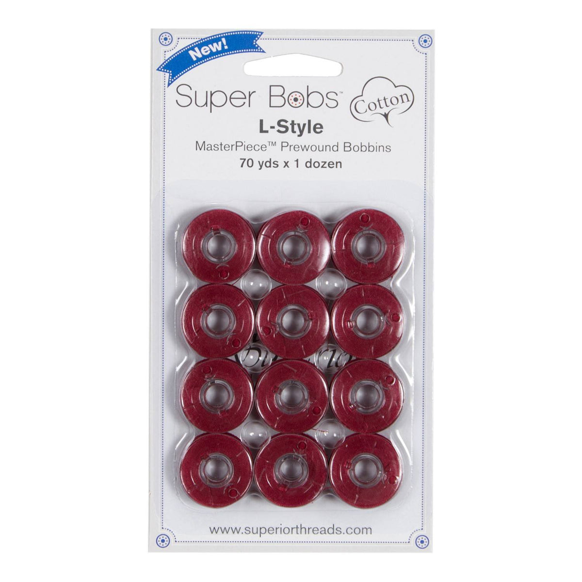 Super Bobs MasterPiece Prewound L-Style Bobbins