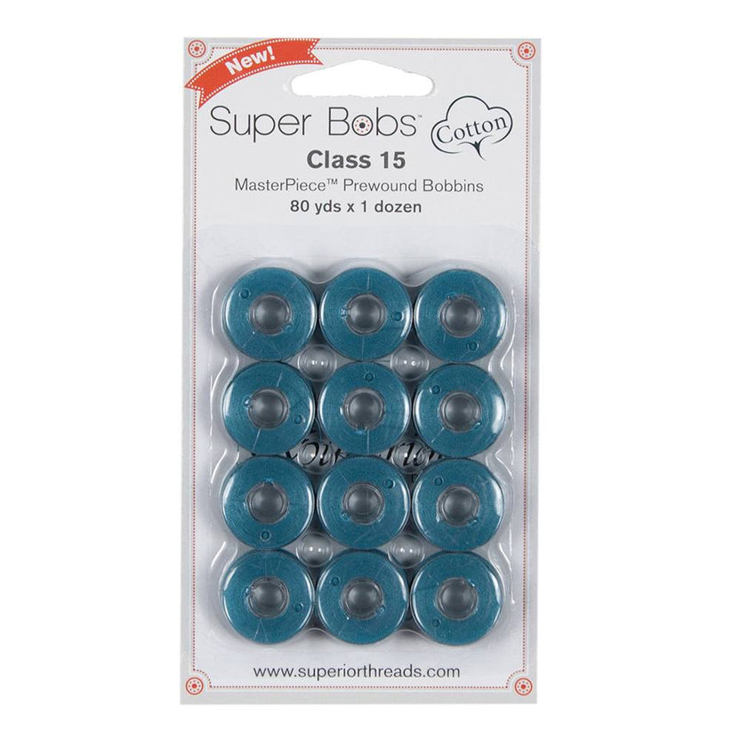Super Bobs MasterPiece Prewound Class 15 Bobbins