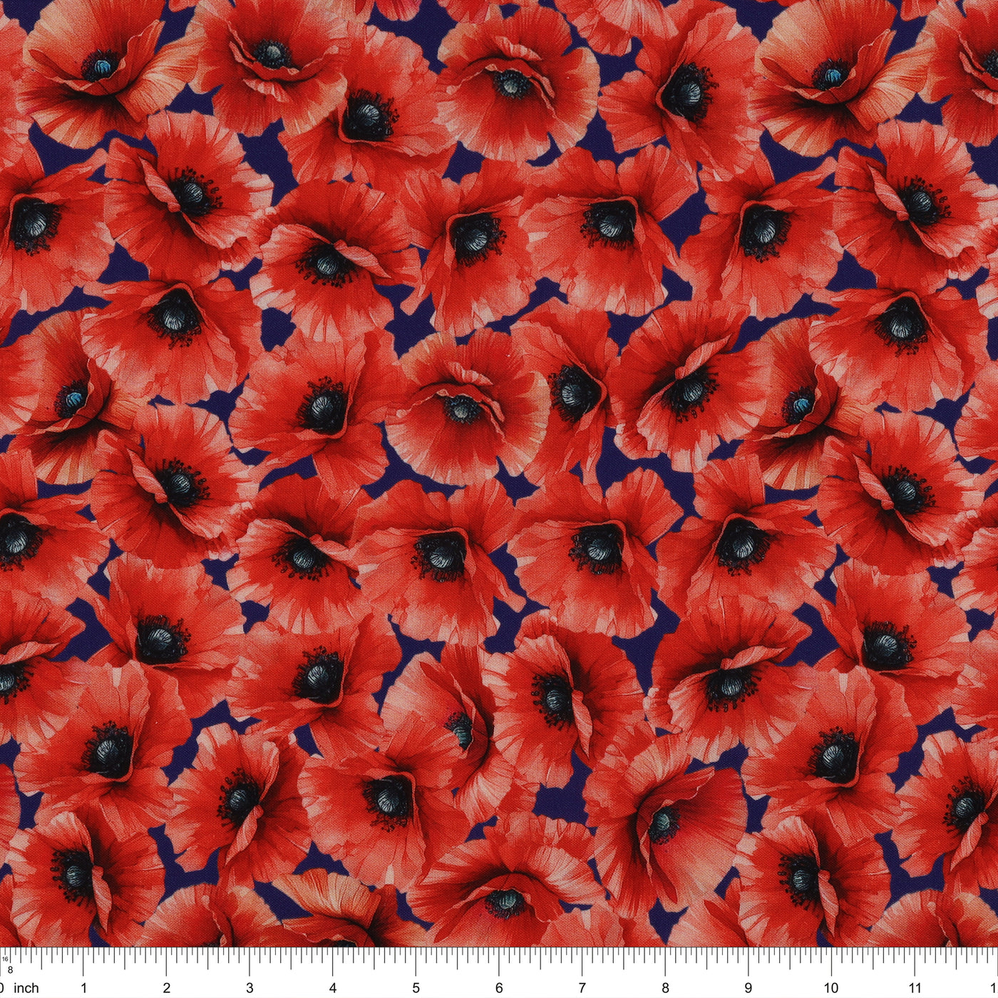 Red, White & Sweet Fabric Collection - Poppy Celebration Red