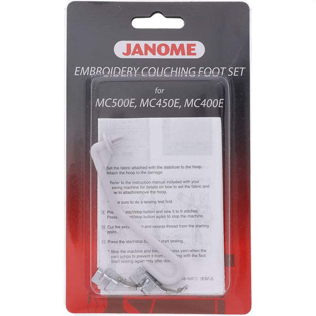 Embroidery Couching Foot Set, Janome #202316004