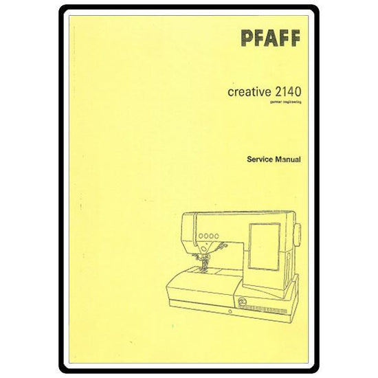 Service Manual, Pfaff 2140