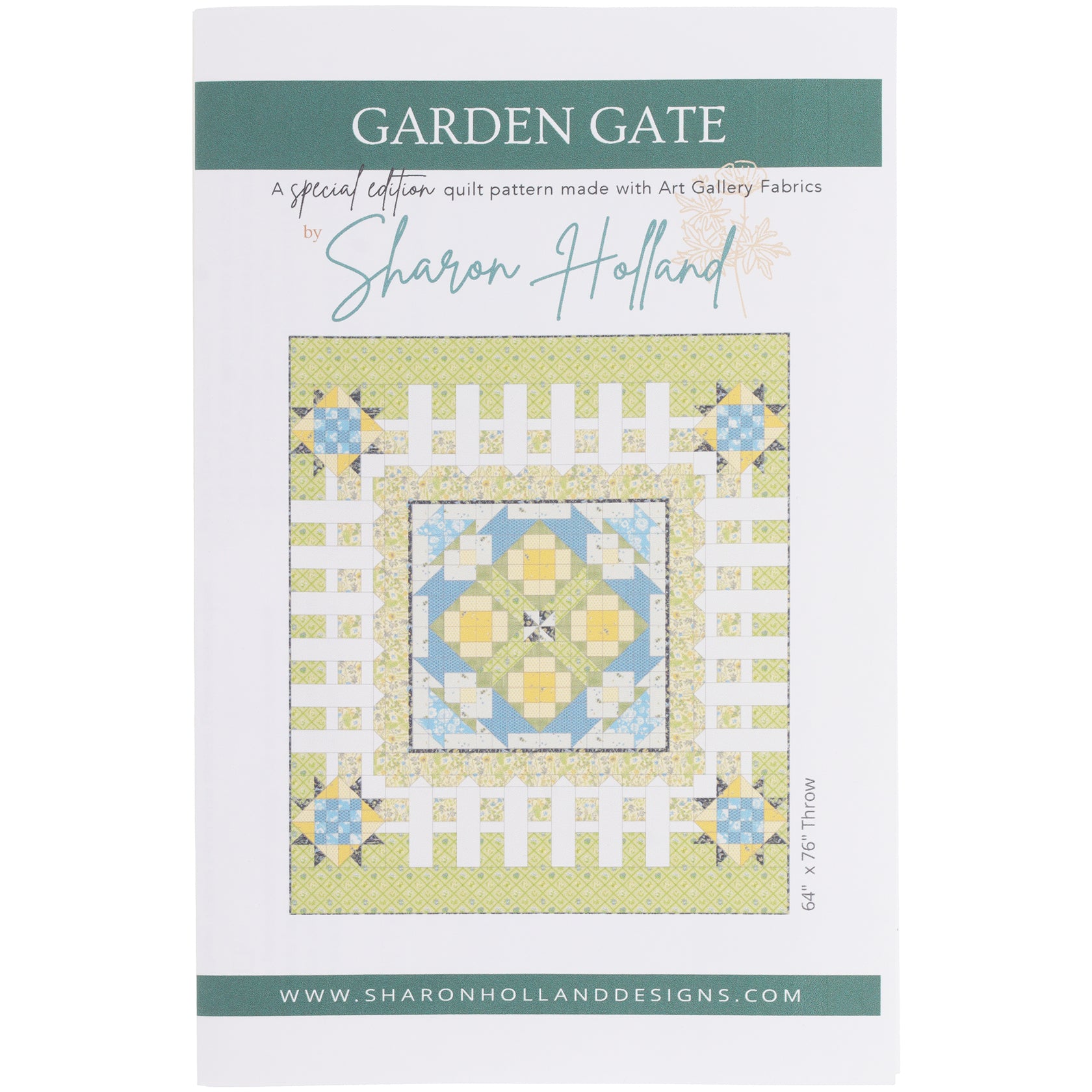 Art Gallery Garden Gate Quilt Pattern Kit