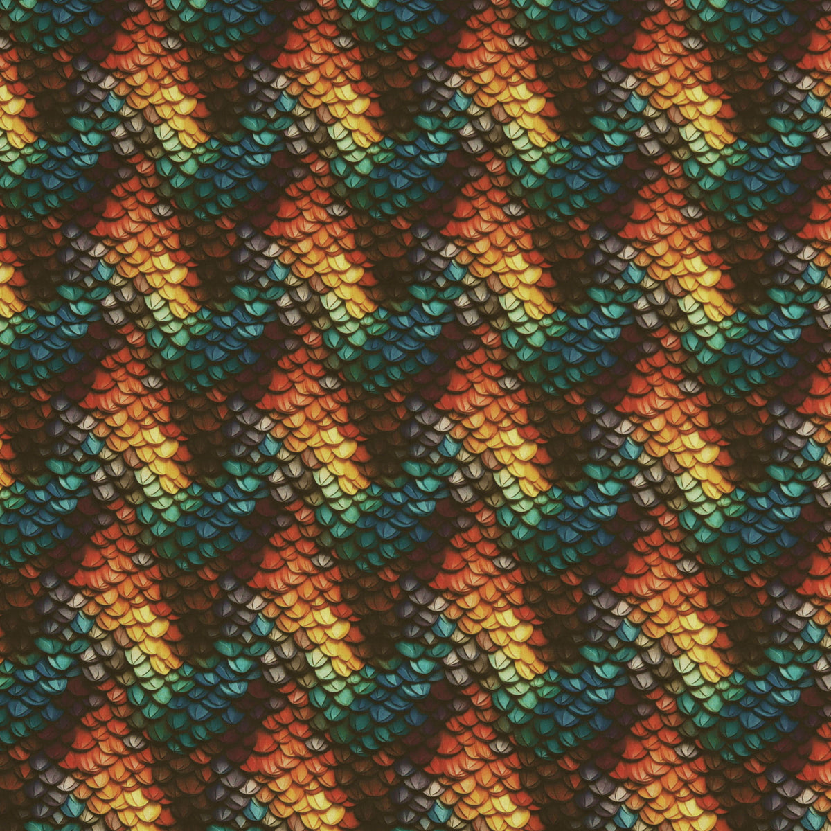 Dragon Scales Pattern #11 Fabric