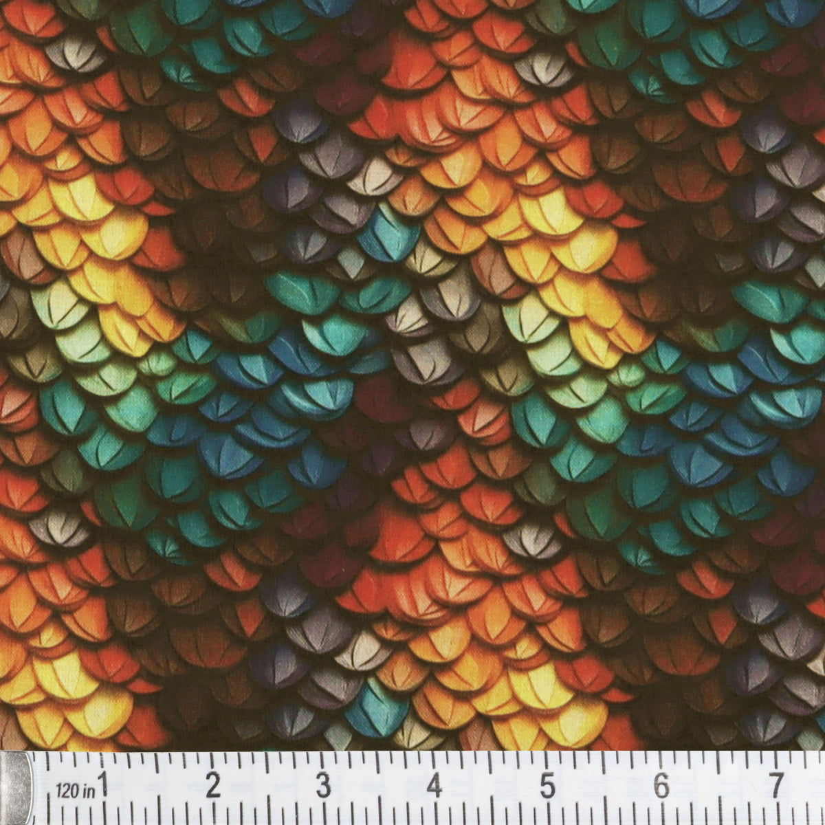 Dragon Scales Pattern #11 Fabric