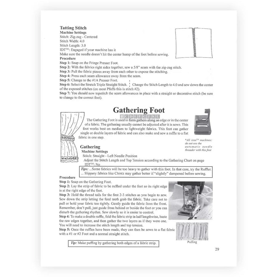 The Pfaff Foot Book (4th Edition)