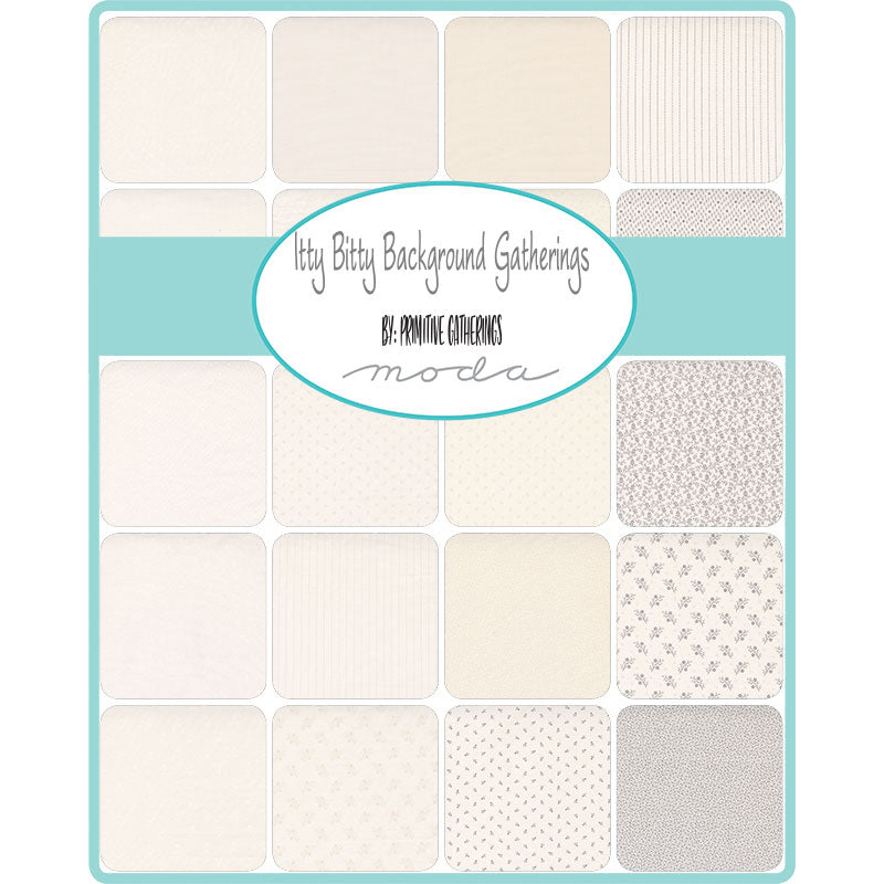 Moda, Itty Bitty BG Gatherings Jelly Roll - 40pc