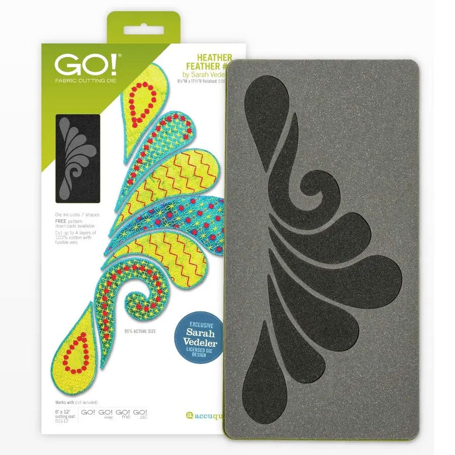 Accuquilt GO! Heather Feather Dies