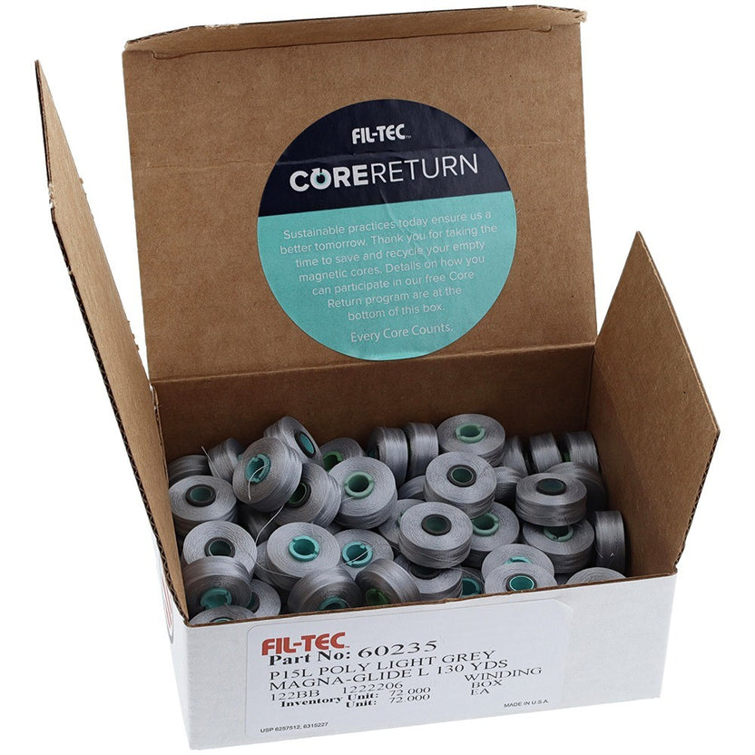 Magna-Glide, Style L, Prewound Bobbins, Fil-Tec
