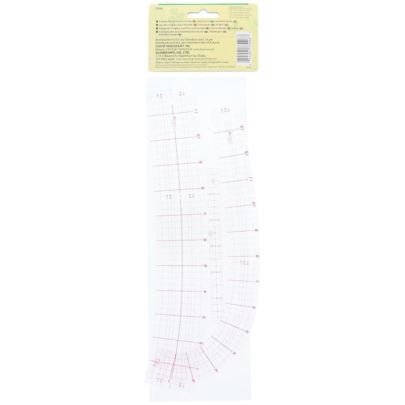 Clover, Curve Ruler 3pc Set