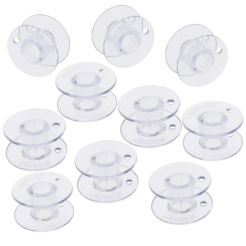 Bobbins 10pk, Plastic, Singer