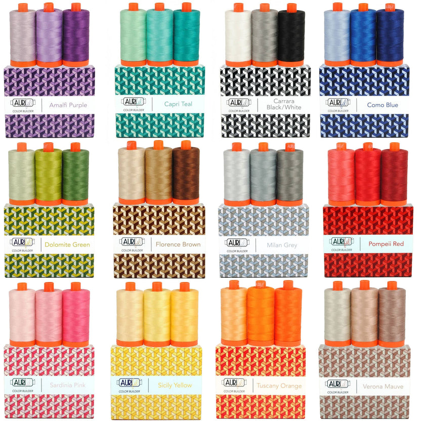 Aurifil, Color Builder 3pc Thread Set