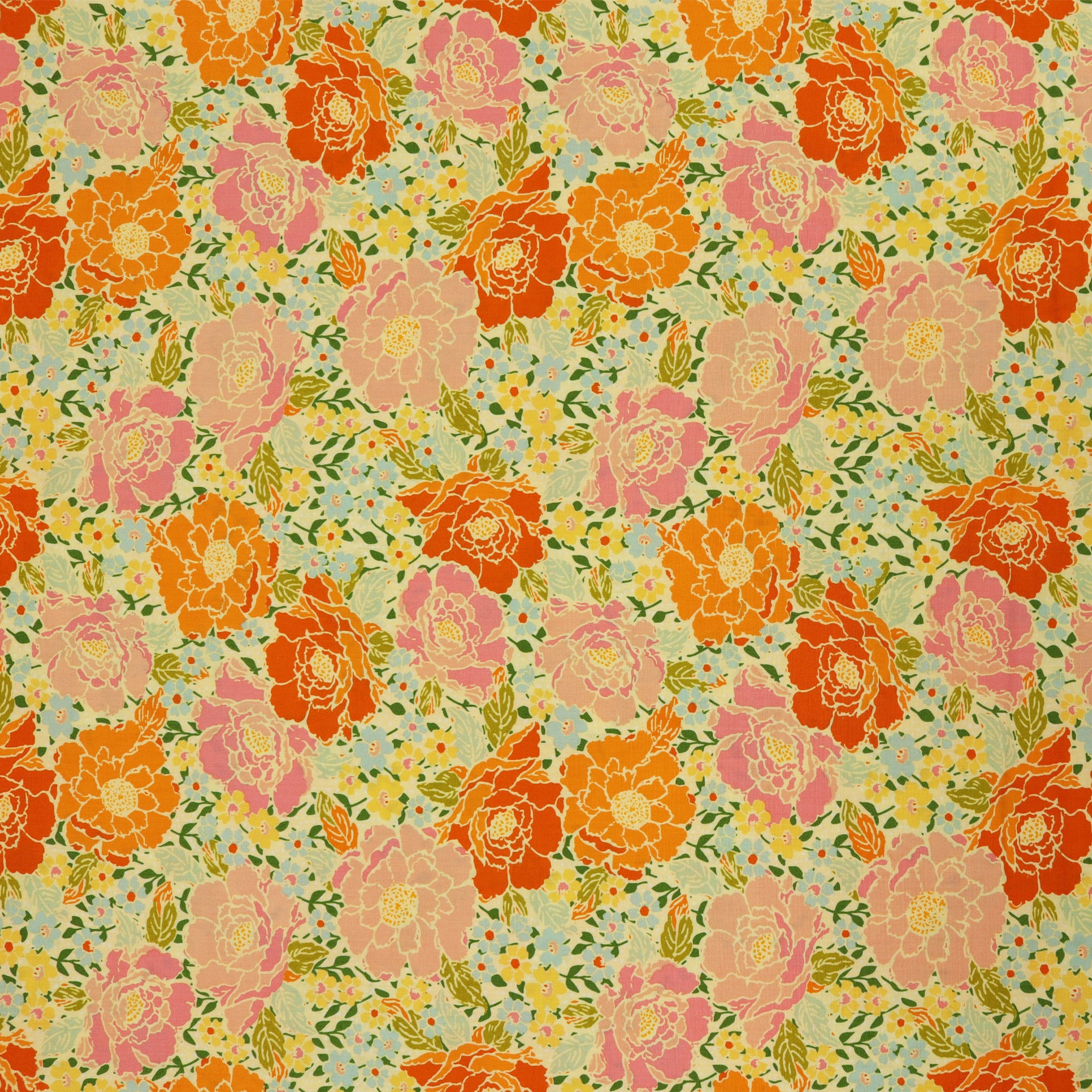 Marigold Fabric Collection - Woods Rose Garden