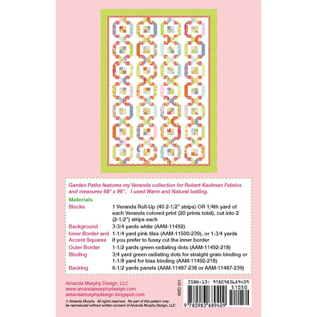 Amanda Murphy, Garden Paths Quilt Pattern
