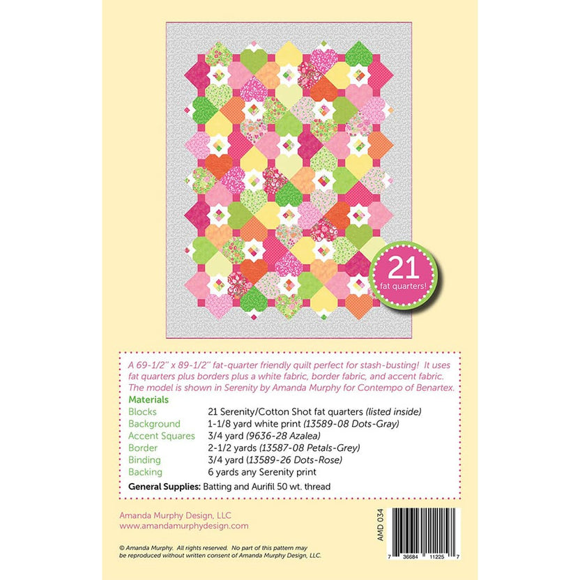 Amanda Murphy, First Crush Quilt Pattern