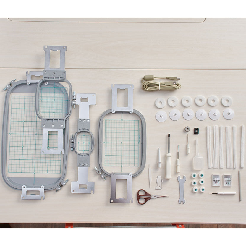 Baby Lock Array Six Needle Embroidery Machine with FREE Bundle