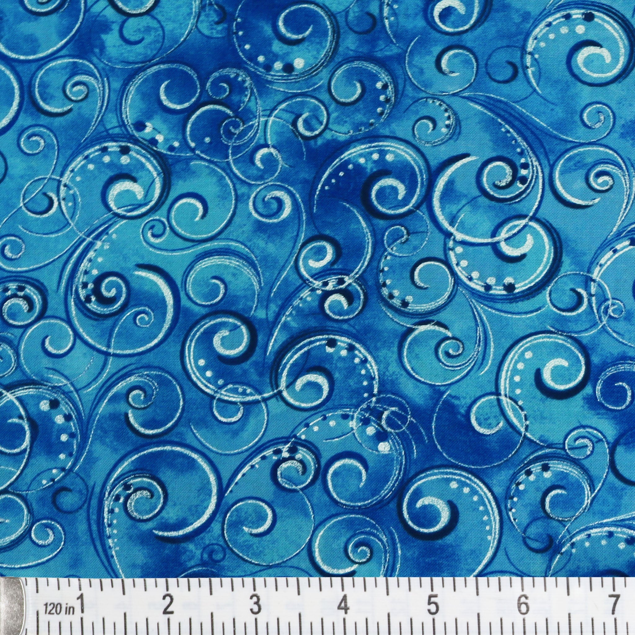 Pearl Splendor Fabric Collection - Royal Blue