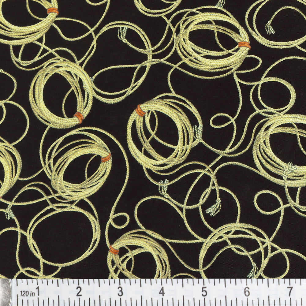 Yellowstone Fabric Collection - Lasso Black