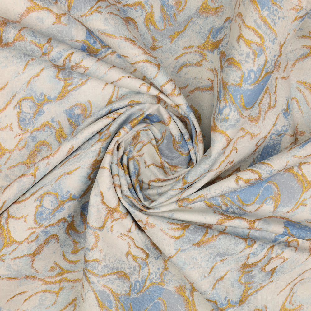 Marbled Earth Fabric Collection - Sky