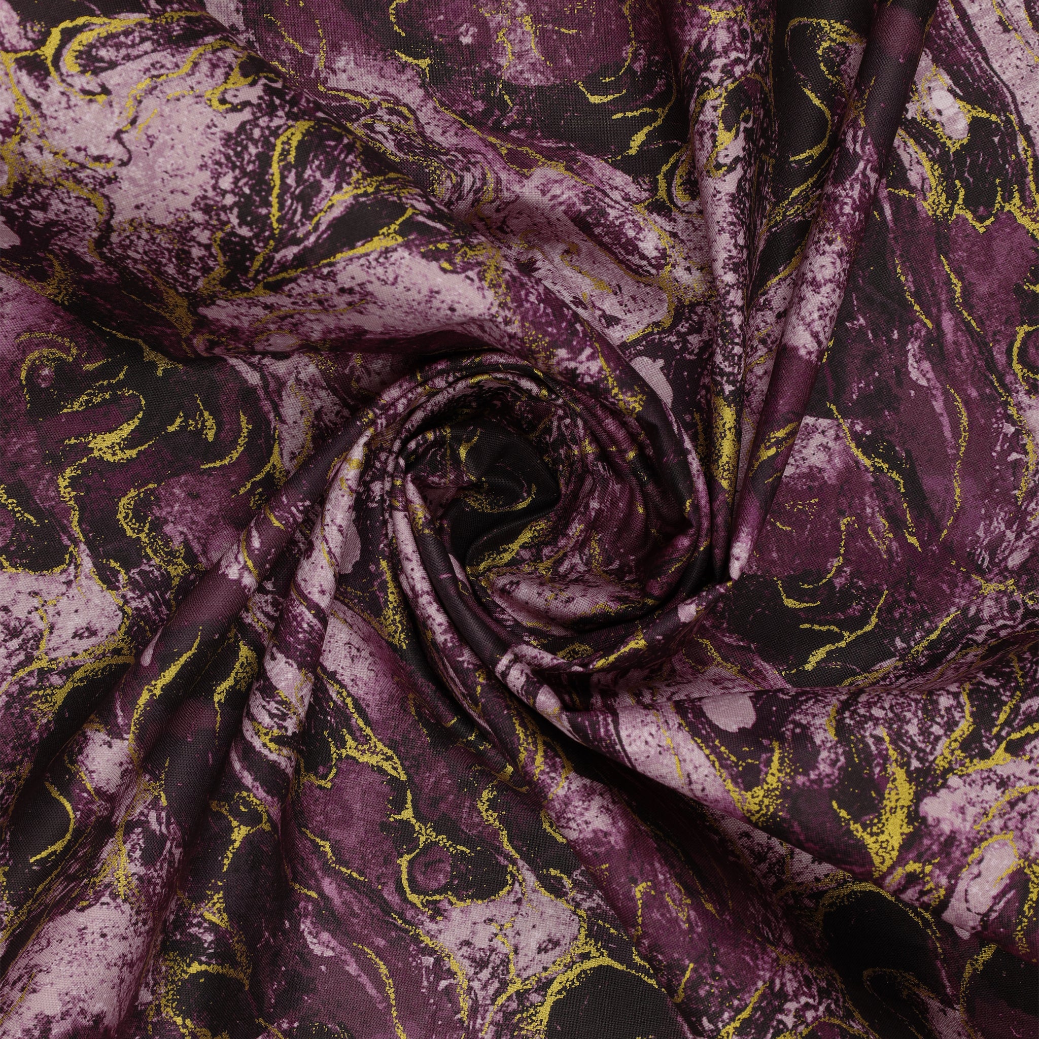 Marbled Earth Fabric Collection - Plum