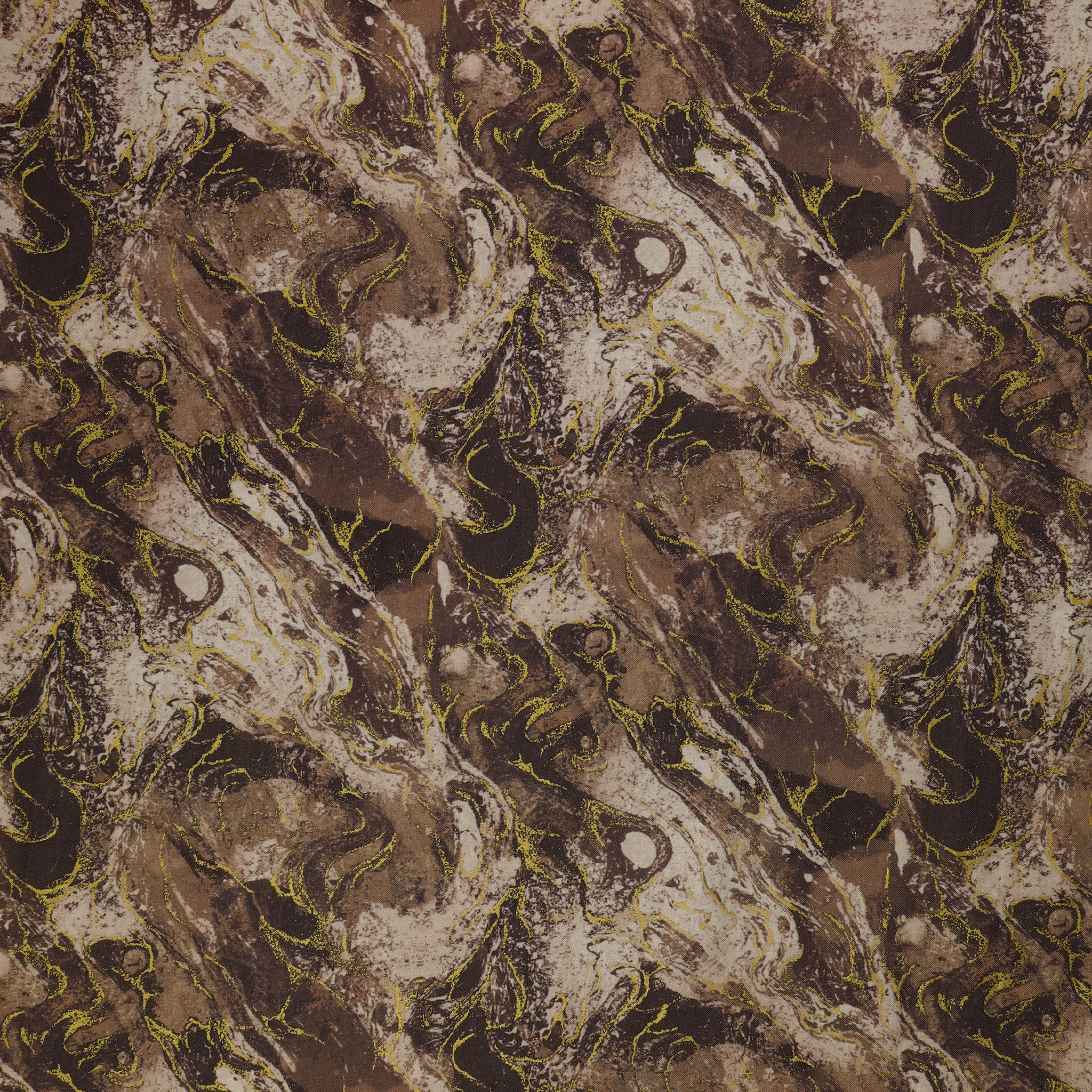 Marbled Earth Fabric Collection - Cocoa