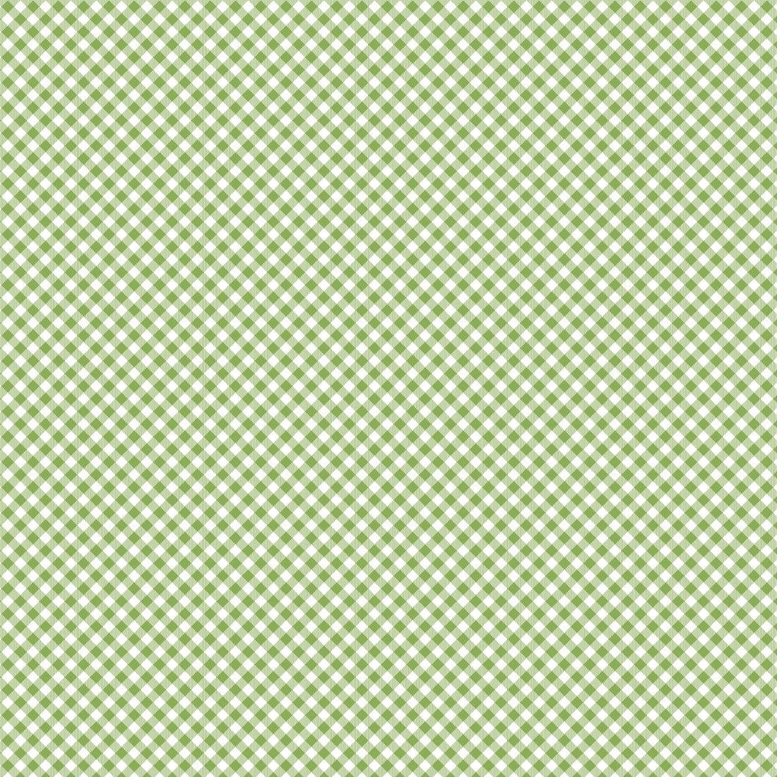 Seasonal Basics Fabric Collection - Gingham Green