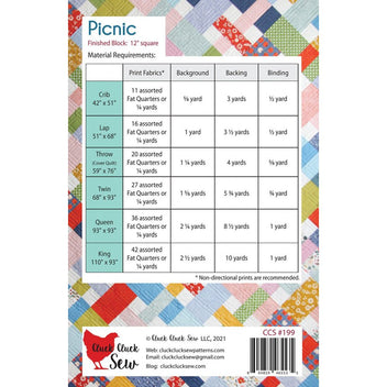 Picnic Quilt Pattern