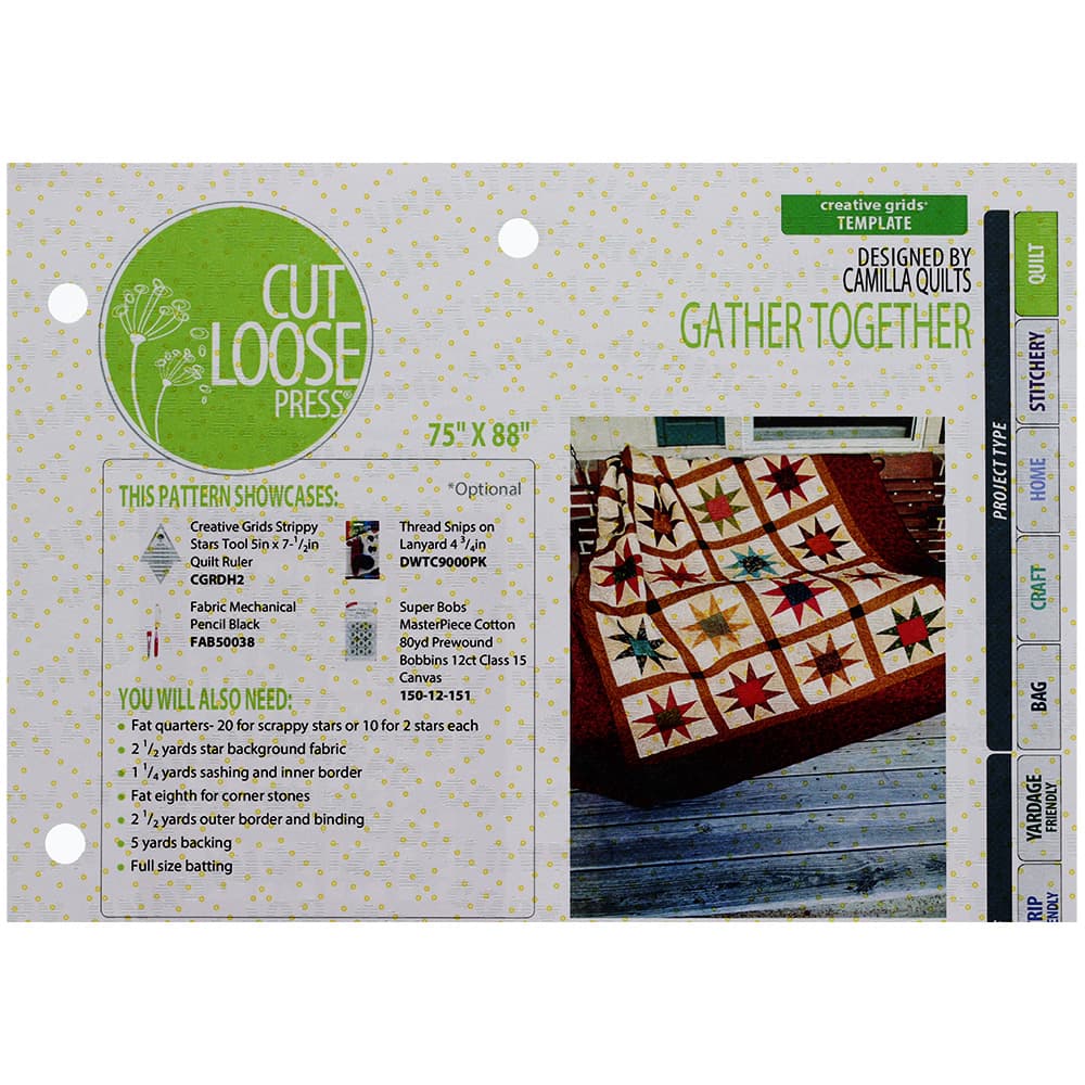 Cut Loose Press, Gather Together Quilt Pattern