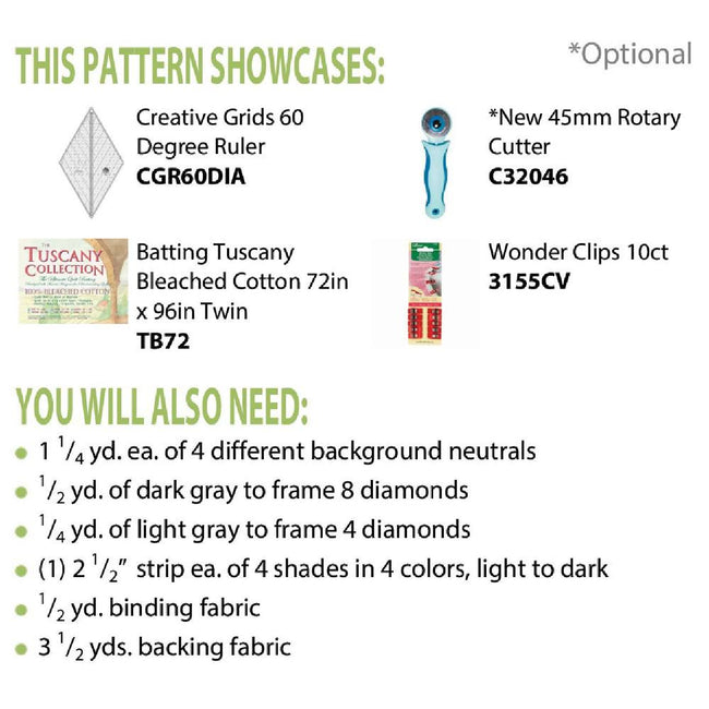 Woven Jewel Box Quilt Pattern - Cut Loose Press