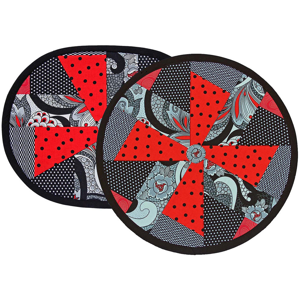 Cut Loose Press, Twist N Twirl Placemat Pattern