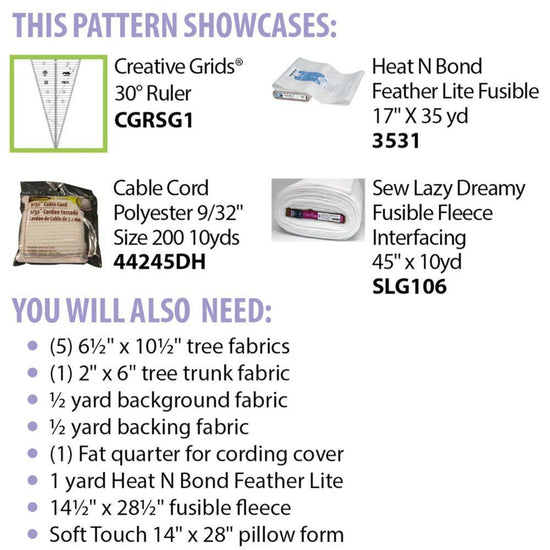 Tree Hugger Pillow Pattern