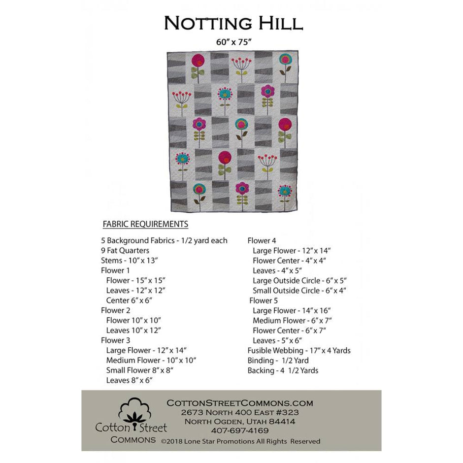 Notting Hill Quilt Pattern