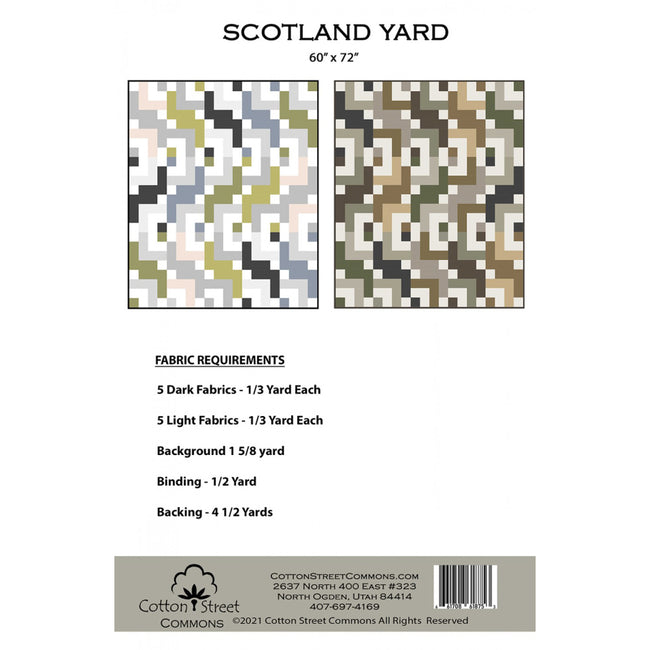 Scotland Yard Quilt Pattern