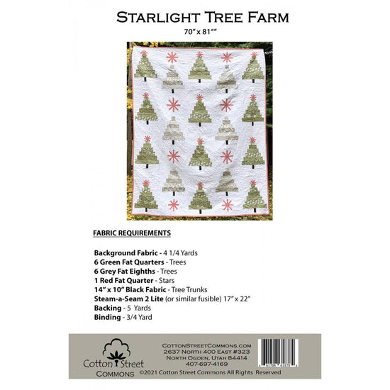 Starlight Tree Farm Quilt Pattern