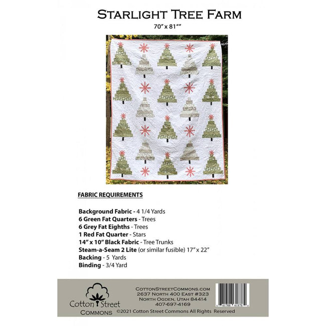 Starlight Tree Farm Quilt Pattern