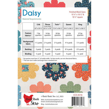 Daisy Quilt Pattern