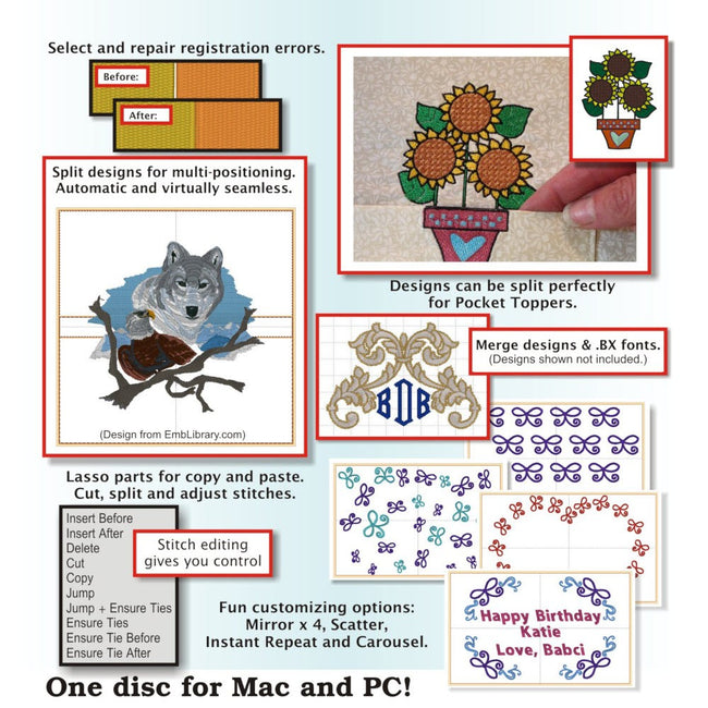 Embrilliance Enthusiast Embroidery Software