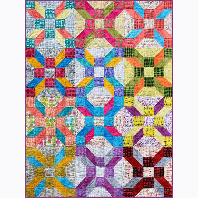Exploding Nine Patch Quilt Pattern