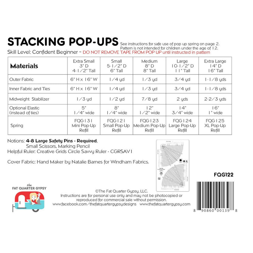 Stacking Pop-Ups Pattern