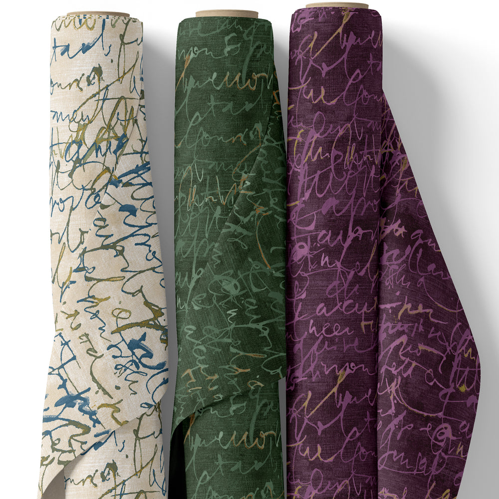 Fluidity Fabric Collection - Black/Cream
