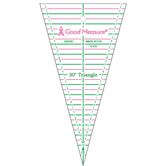 Good Measure 30° Triangle Ruler