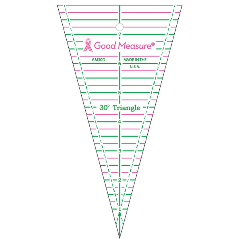 Good Measure 30° Triangle Ruler