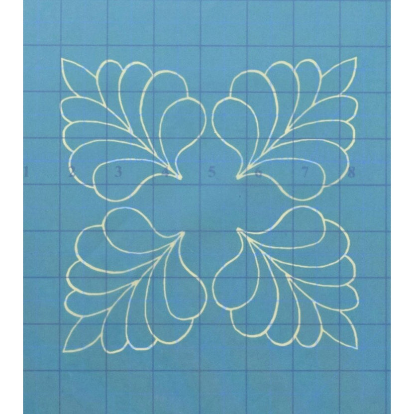 Hancy Free Motion Quilt Stencil