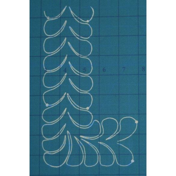 Hancy Free Motion Quilt Stencil