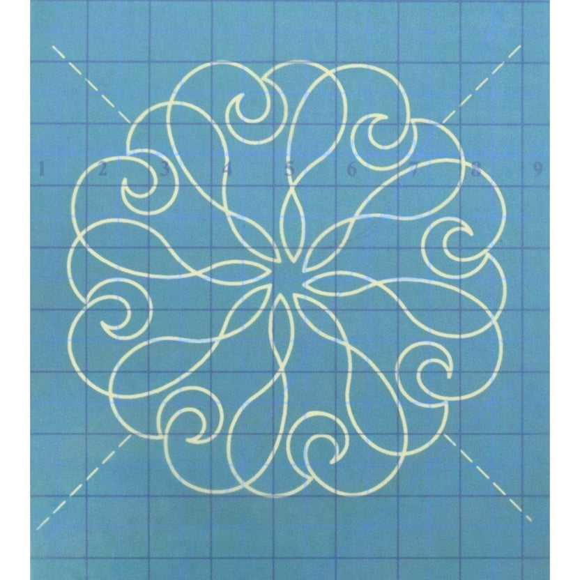 Hancy Free Motion Quilt Stencil
